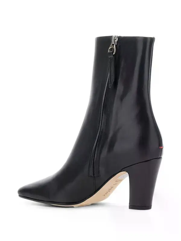 AeydĒ Pointed-toe Leather Ankle Boots