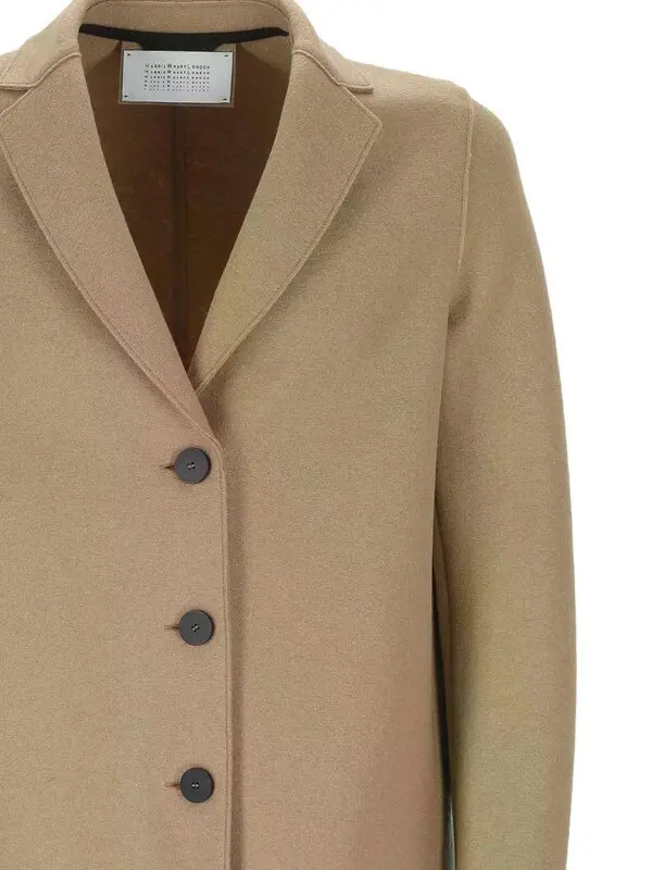 Harris Wharf London Single-breasted Notched-lapels Coat