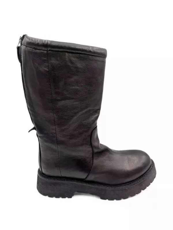 PATRIZIA BONFANTI Ryoko Zanzi Leather Boots - Black