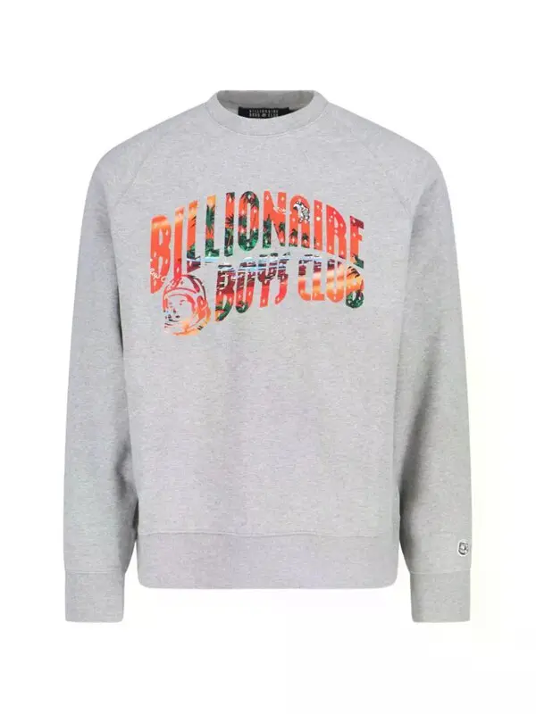 BILLIONAIRE BOYS CLUB Tropical Island Fill Arch Crew-neck Sweatshirt - Grey