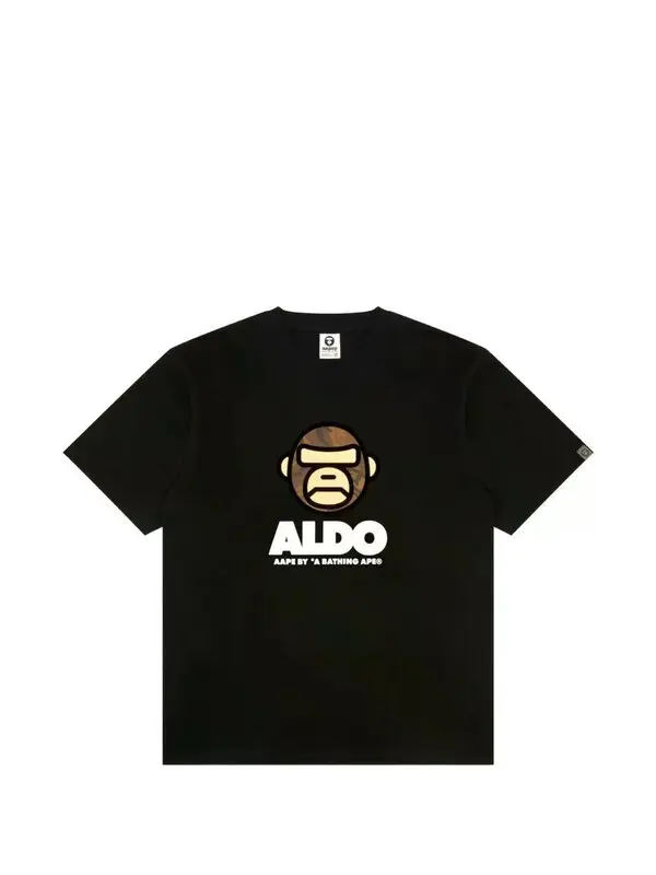 AAPE BY *A BATHING APE Aldo Moonface T-shirt - Black