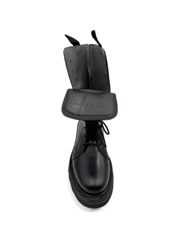 PATRIZIA BONFANTI Scorpio Lace-up Ankle Boots - Black