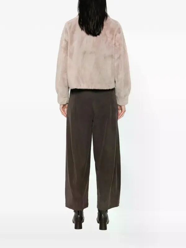 BOMBOOGIE Faux-fur Pocket-detail Jacket