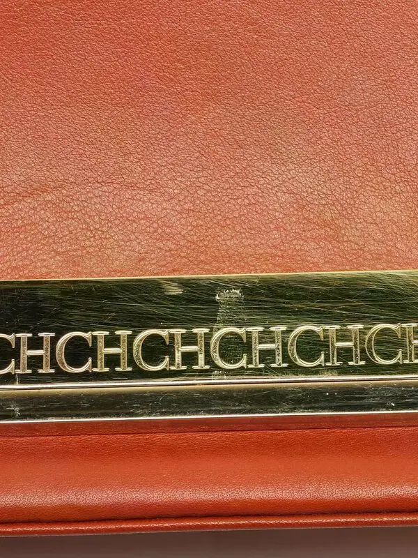 Carolina Herrera Casati Tricolour Handbag - Orange
