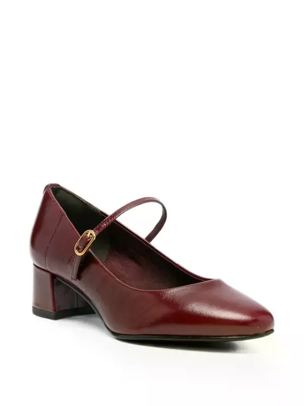 TAMARIS Buckle-strap Block-heel Pumps - Red