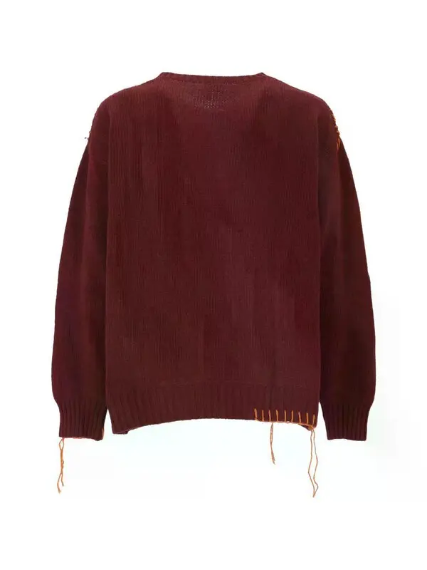 AMISH SUPPLIES Whipstitch Trim Patch Pocket Sweater