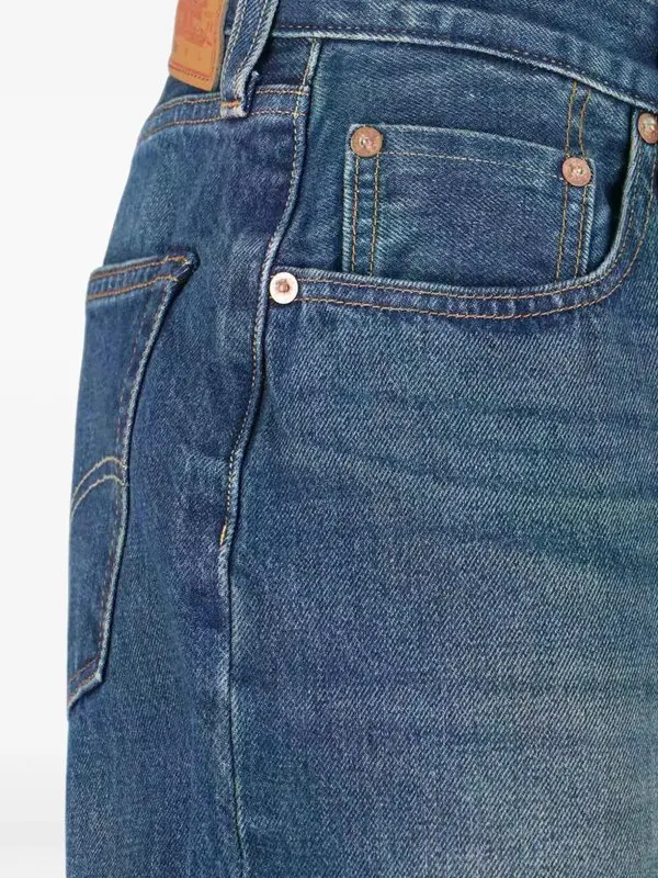 LEVI'S Selvedge Faded-effect Jeans