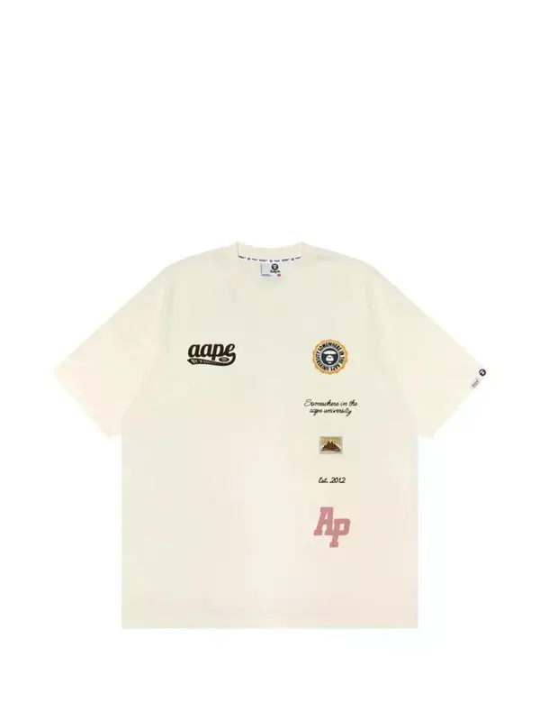 AAPE BY *A BATHING APE Aapeunvs Embroidered T-shirt