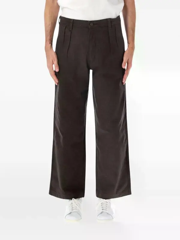 LEVI'S Xx Baggy Pleated-detail Trousers - Brown