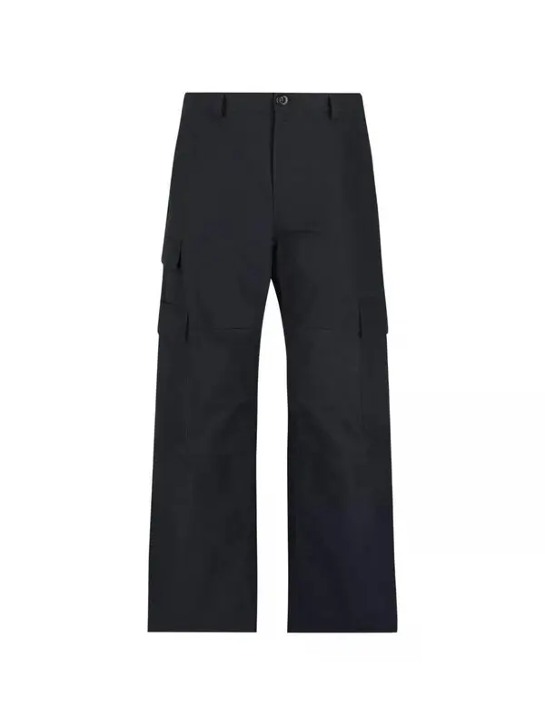 Balenciaga Ripstop-texture Cargo Pants - Black