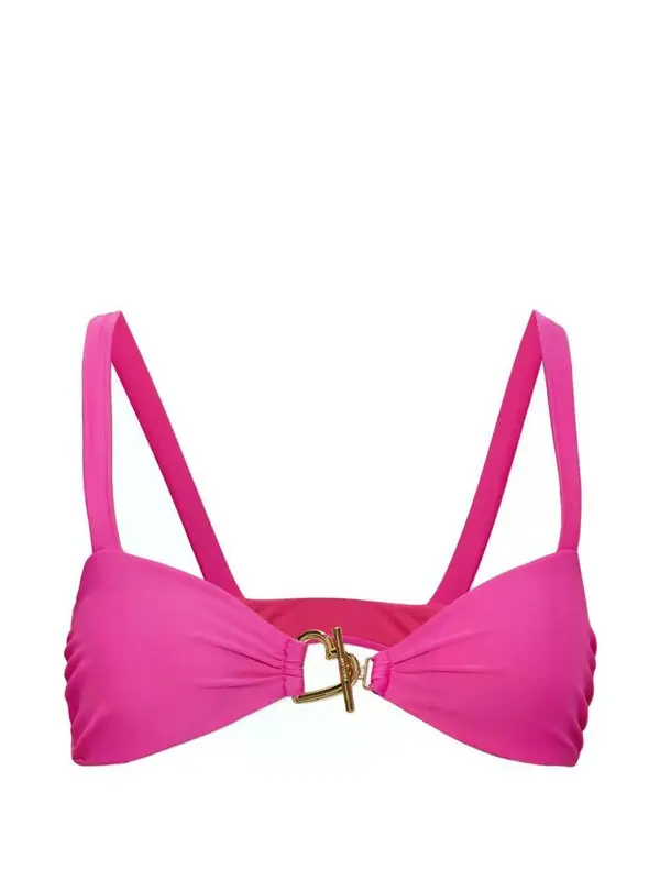 Moschino Heart-motif Bikini Top - Pink