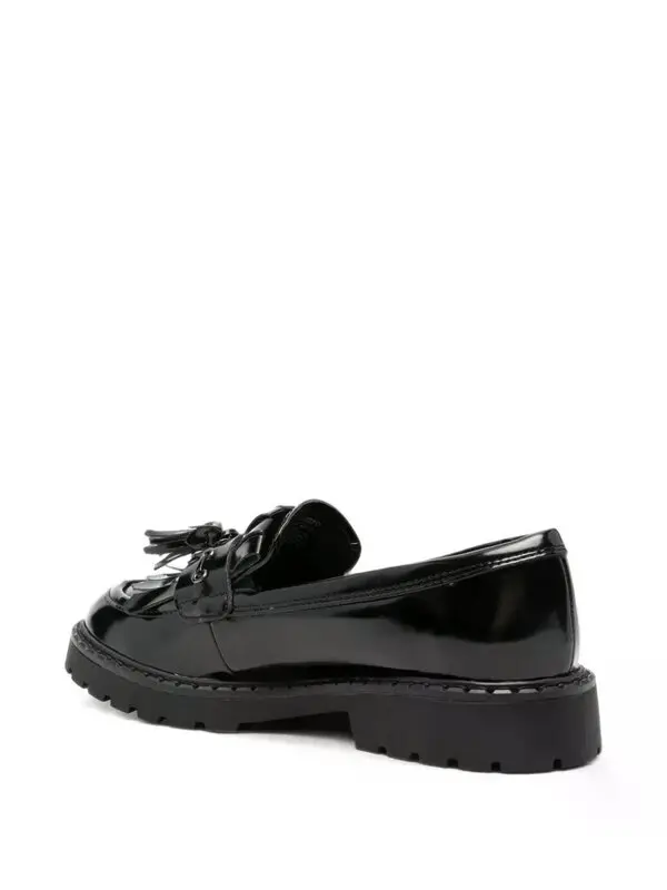 TAMARIS Tassel-detail Patent-leather Loafers