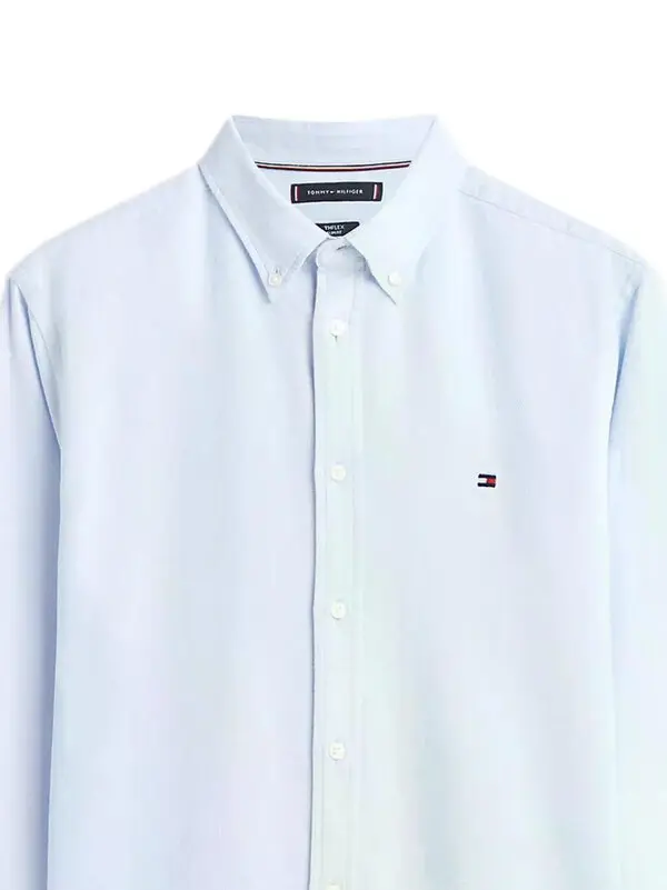 Tommy Hilfiger Logo-embroidered Button-down Shirt