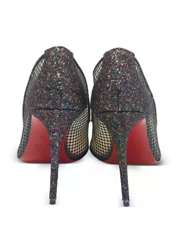CHRISTIAN LOUBOUTIN Glitter Mesh Pumps
