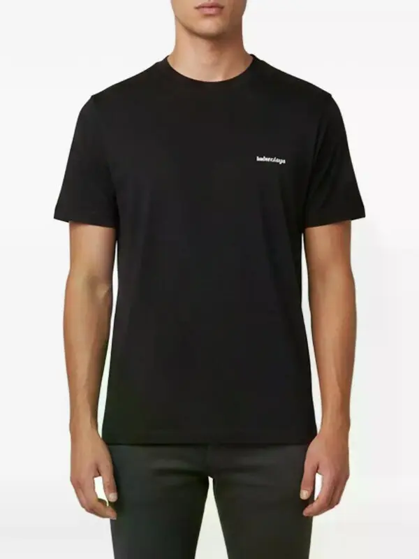 Balenciaga Archetype Logo-print T-shirt - Black