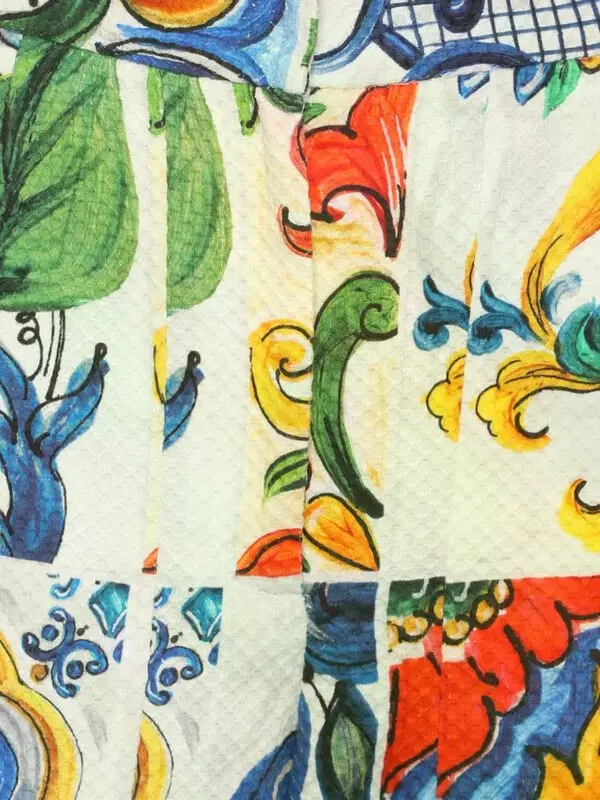 Dolce & Gabbana Printed Cropped Trousers