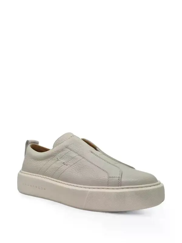 HENDERSON BARACCO Pebble Grain Slip-on Sneakers