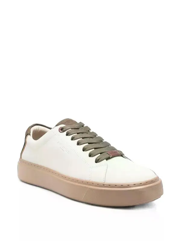 ALEXANDER SMITH Leather Sneakers - White