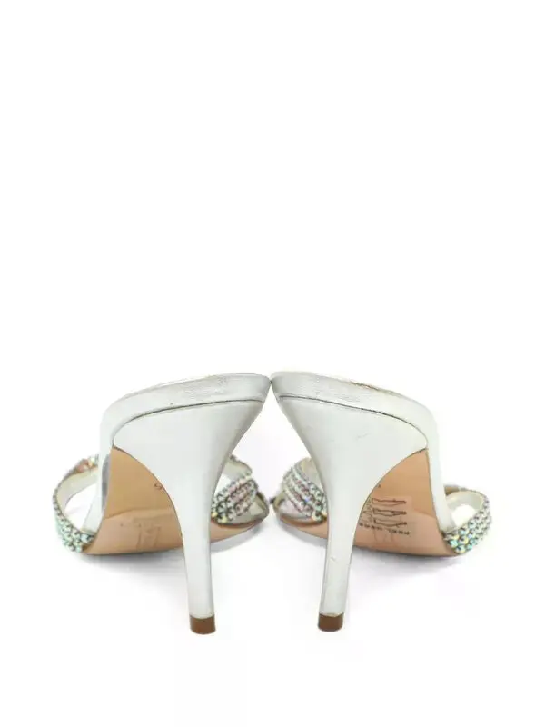 GINA Crystal-embellished Heeled Sandals