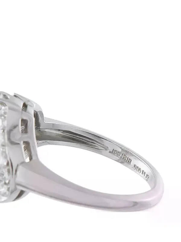 LB EXCLUSIVE Platinum Ruby And Diamond Ring