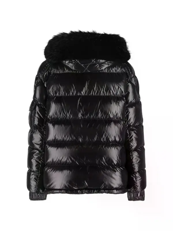 Moncler Faux Fur Trim Padded Jacket