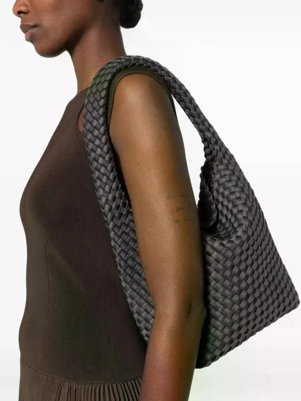 MARREA Woven Shoulder Bag