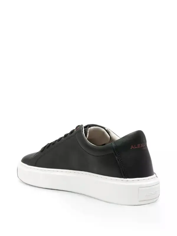 ALEXANDER SMITH Logo Embossed Leather Sneakers