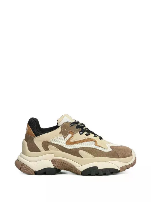 Ash Addict Panelled Chunky Sneakers - Brown