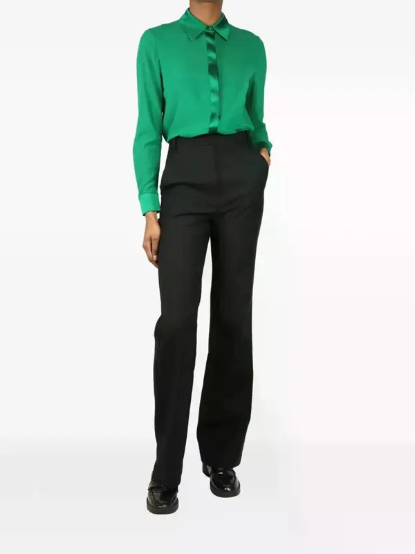 Camilla And Marc High-waisted Straight-leg Trousers - Black