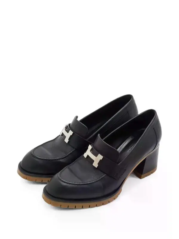 Hermès Faubourg H Clasp Loafers