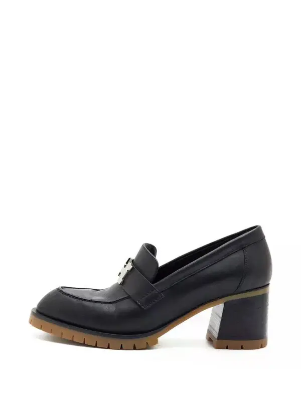 Hermès Faubourg H Clasp Loafers - Black