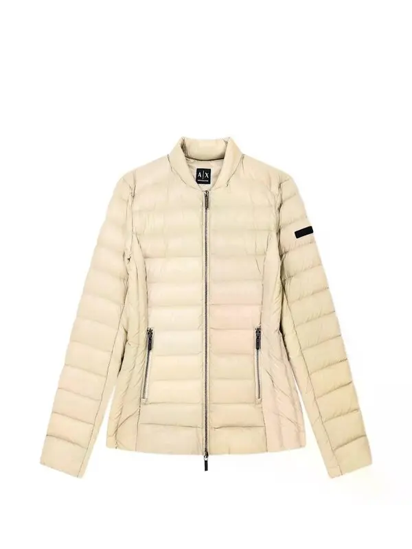 Armani Exchange Quilted Puffer Jacket - Neutrals