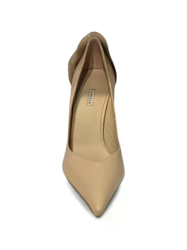 LE SILLA Petalo Pointed-toe Pumps - Neutrals