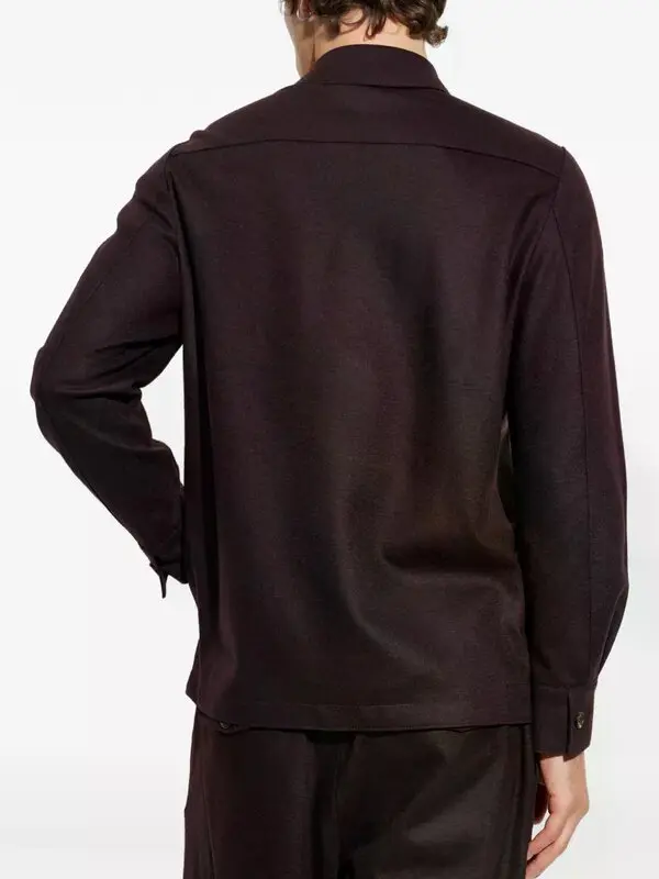 Eleventy Pocket-detail Shirt