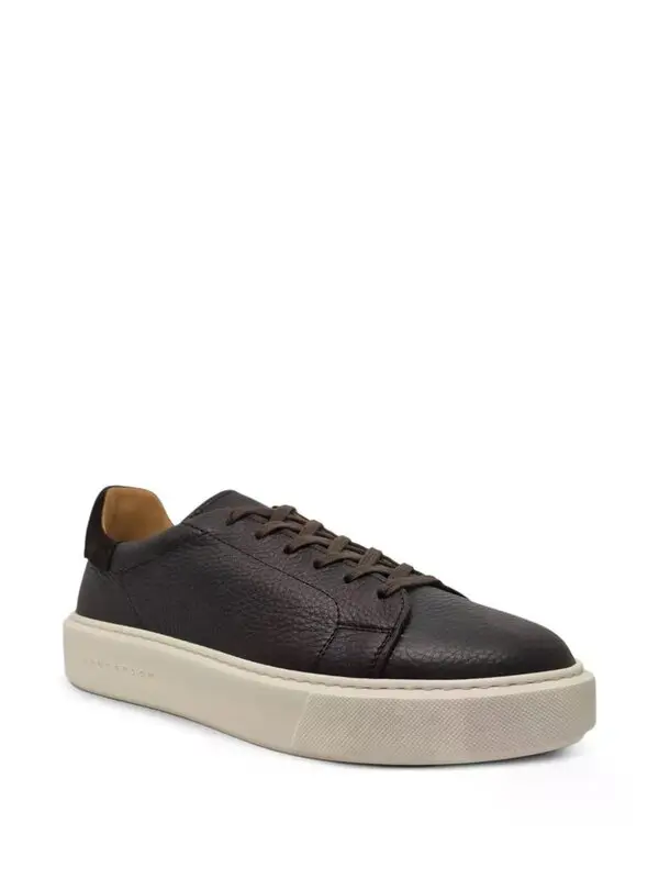 HENDERSON BARACCO Leone Grained Leather Sneakers