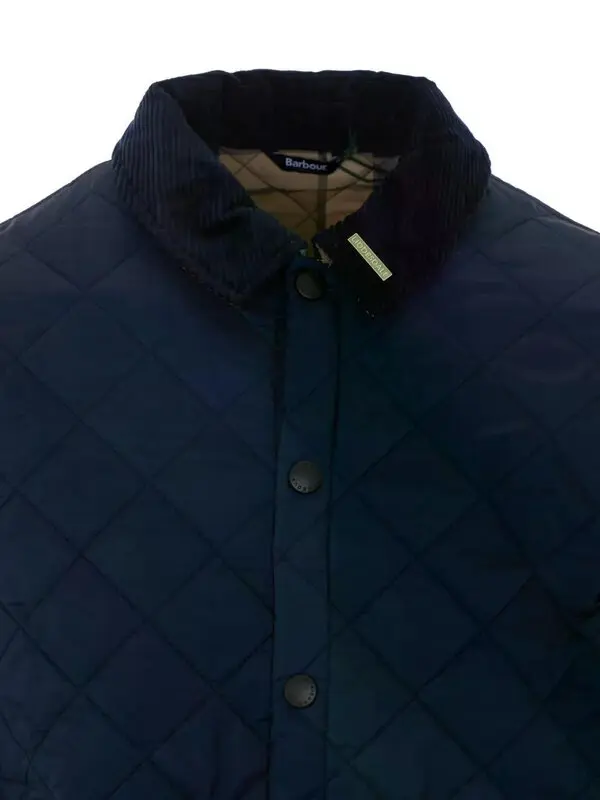 Barbour Liddesdale Diamond-quilted Jacket - Blue