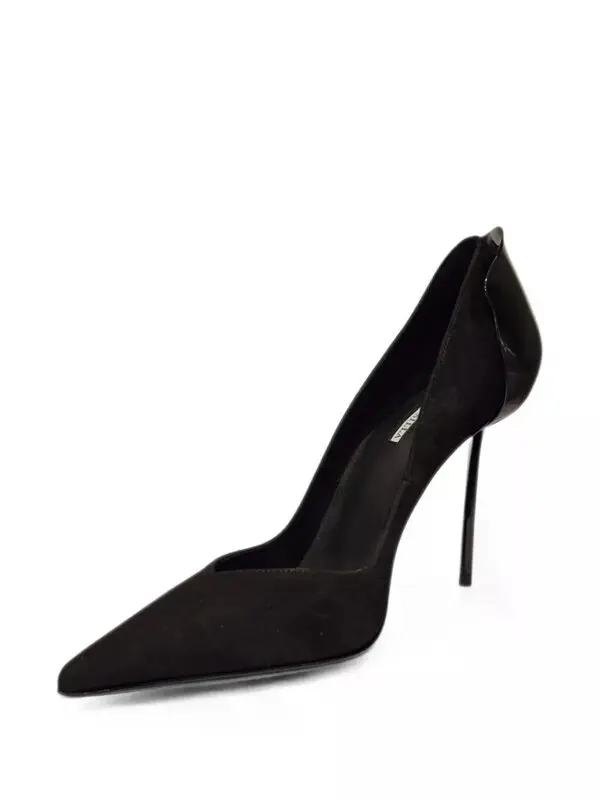 LE SILLA Petalo Pointed-toe Pumps - Black