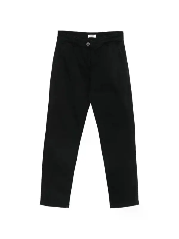 Liu Jo Cropped Trousers With Button Fastening