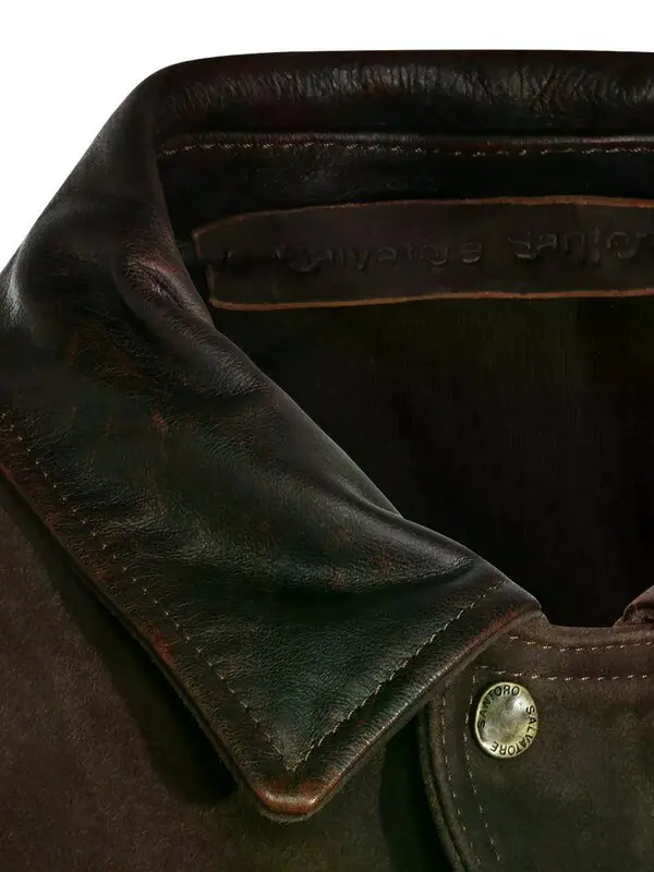 SALVATORE SANTORO Suede Leather Jacket