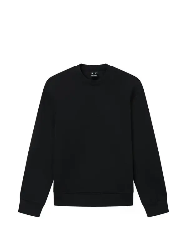 Armani Exchange Logo-detail Sweatshirt - Black