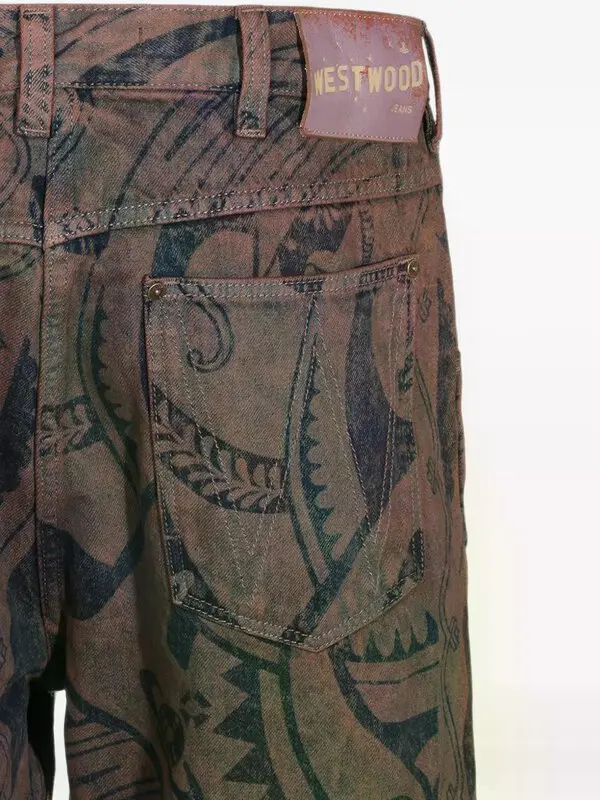 VIVIENNE WESTWOOD Graphic-print Jeans