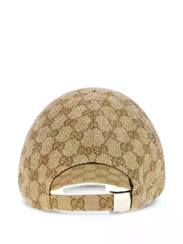 Gucci Crystal-embellished Gg Canvas Baseball Cap