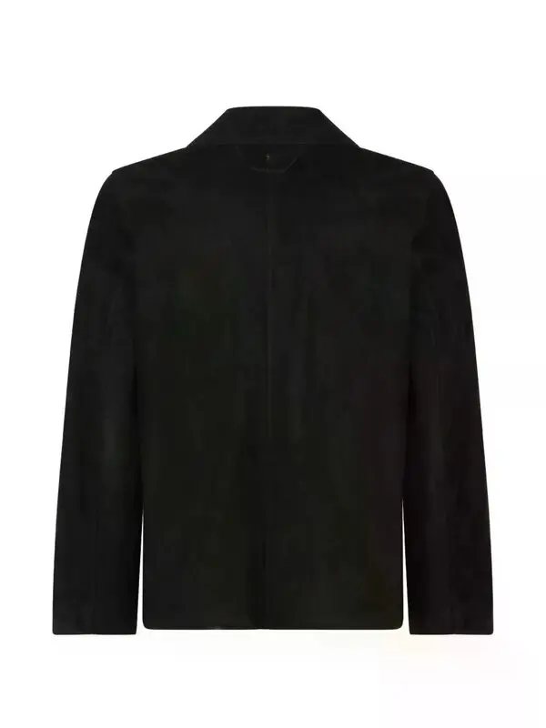 SALVATORE SANTORO Suede Jacket - Black