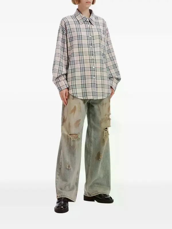 TOUT A COUP Plaid-check Shirt