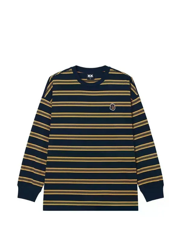 FINGERCROXX Horizontal Stripe Long Sleeve T-shirt