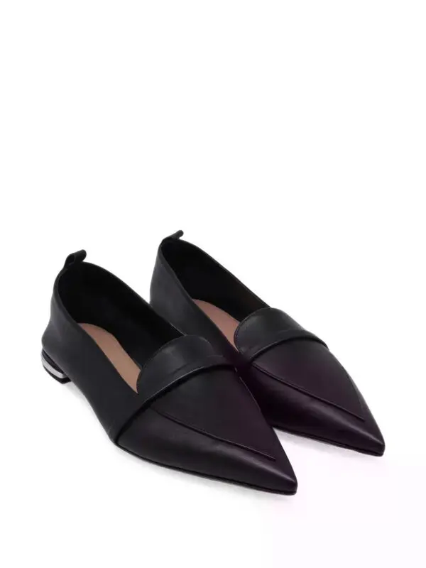 MALONE SOULIERS Dora Pointed-toe Loafers