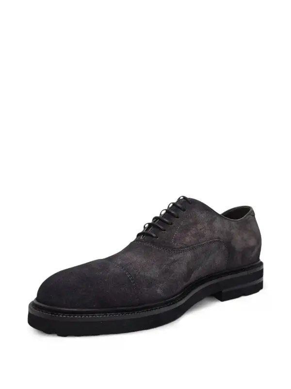 HENDERSON BARACCO Suede Cap-toe Oxford Shoes