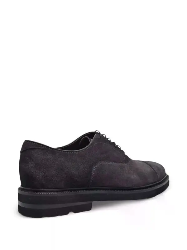 HENDERSON BARACCO Suede Cap-toe Oxford Shoes