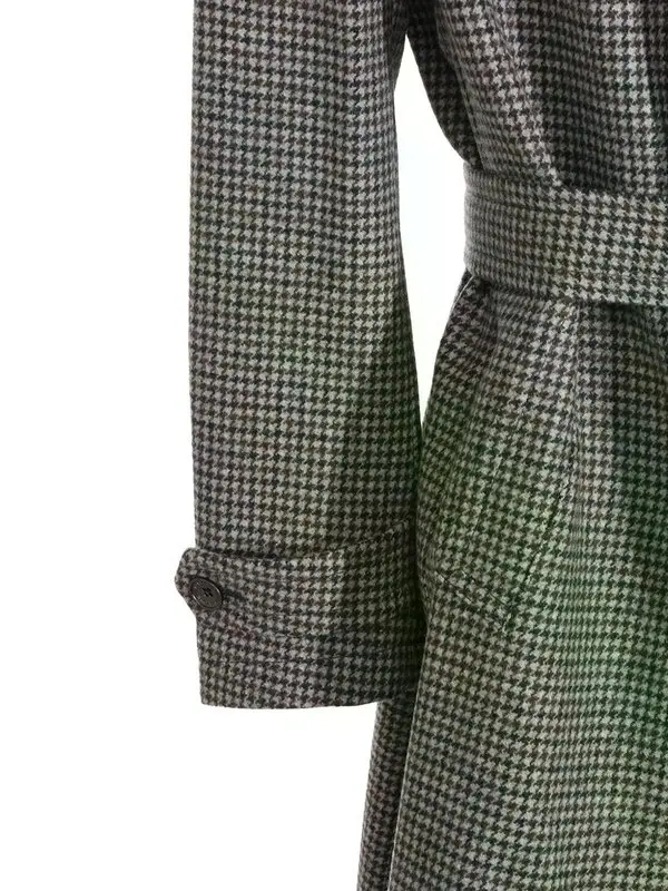 Tagliatore Houndstooth Double-breasted Coat