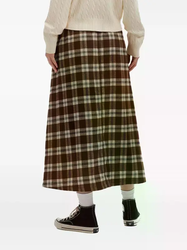 CHOCOOLATE Check A-line Skirt
